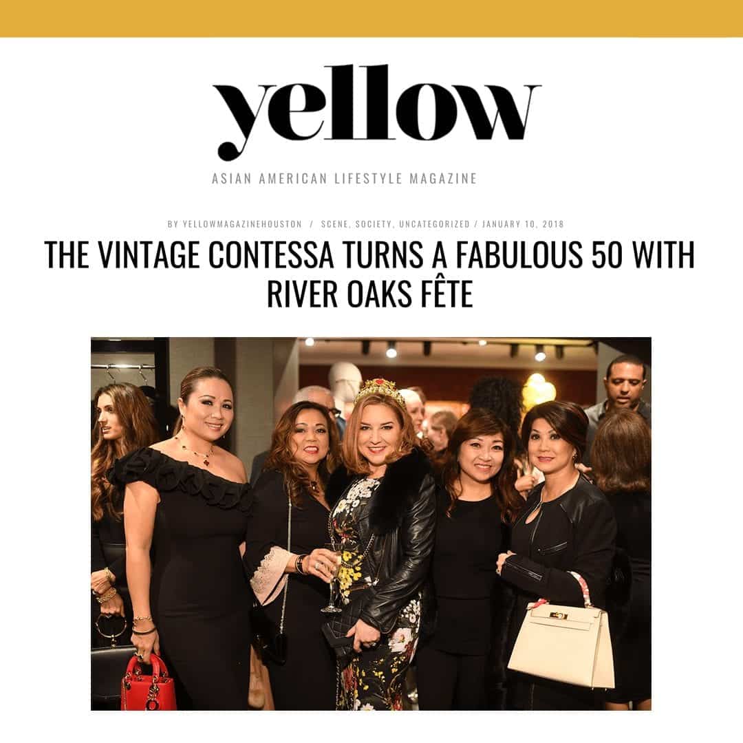 January 2018 | Yellow Magazine - The Vintage Contessa & Times Past